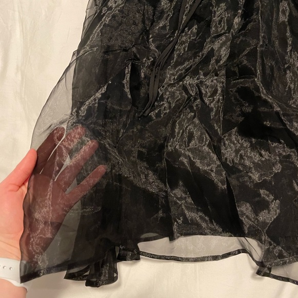 American Threads | Dresses | Nwt Black American Threads Sheer Dress ...